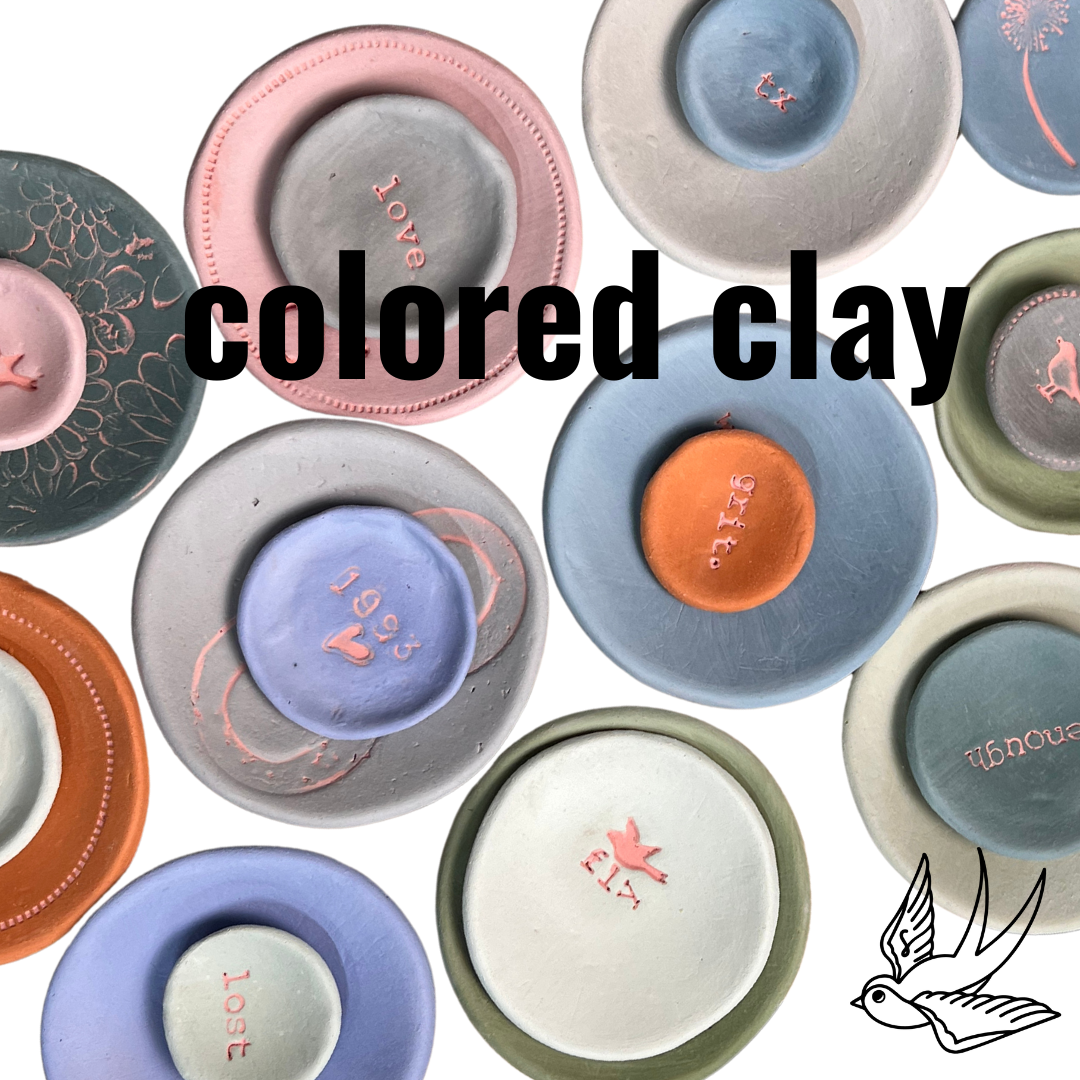 Handbuilding Upgrade: Colored Clay – Smashed Clay + Studios