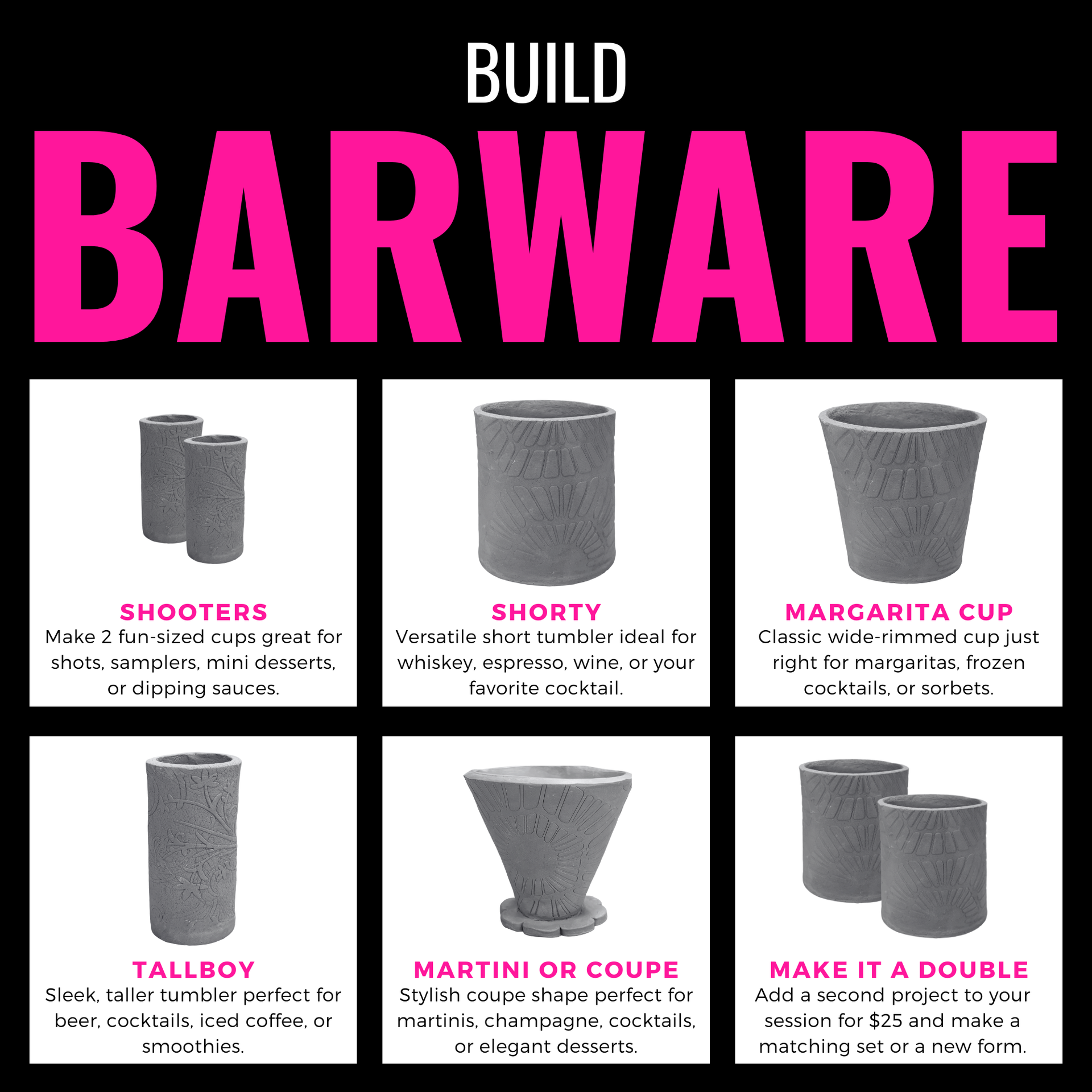 Build Barware – Smashed Clay + Studios