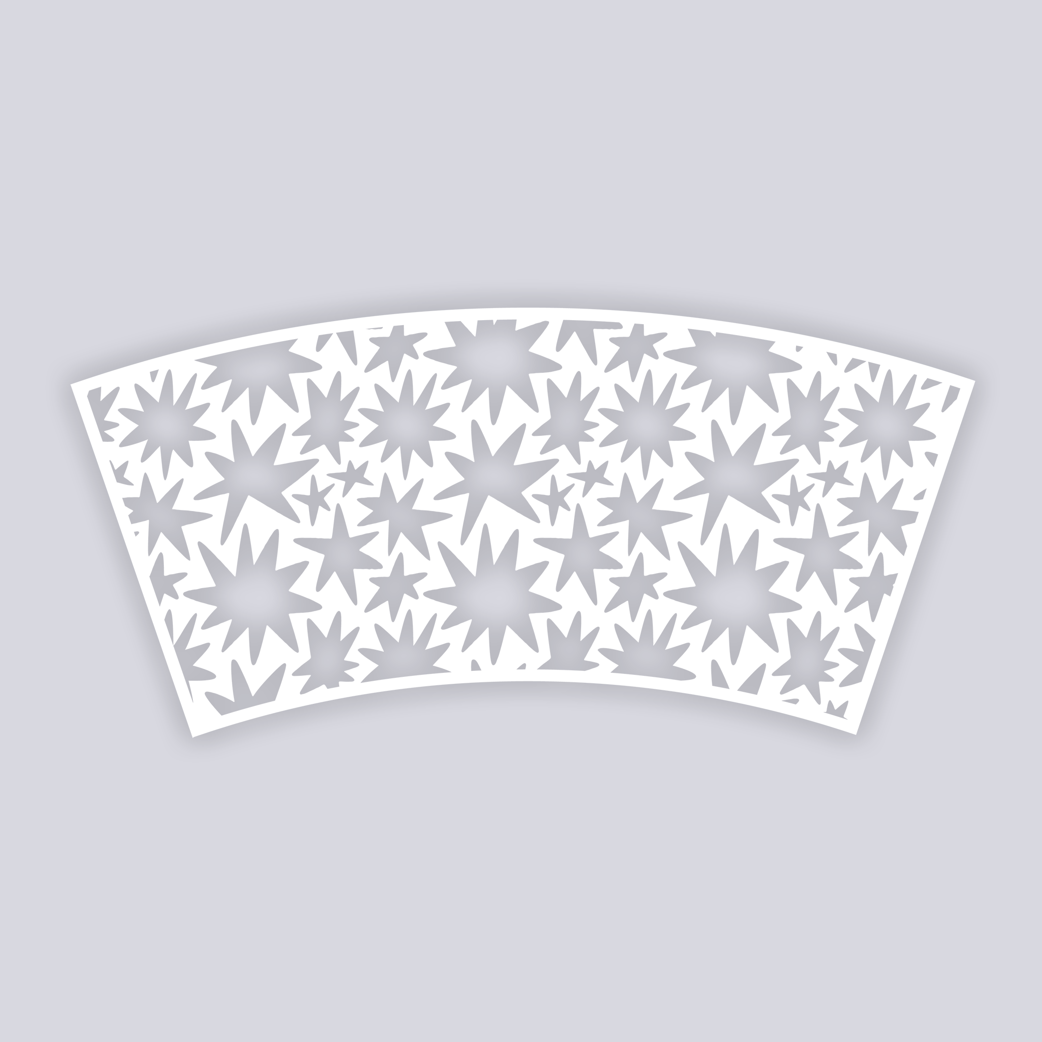 Starburst Cups + Cones Clay Stencil – Smashed Clay + Studios