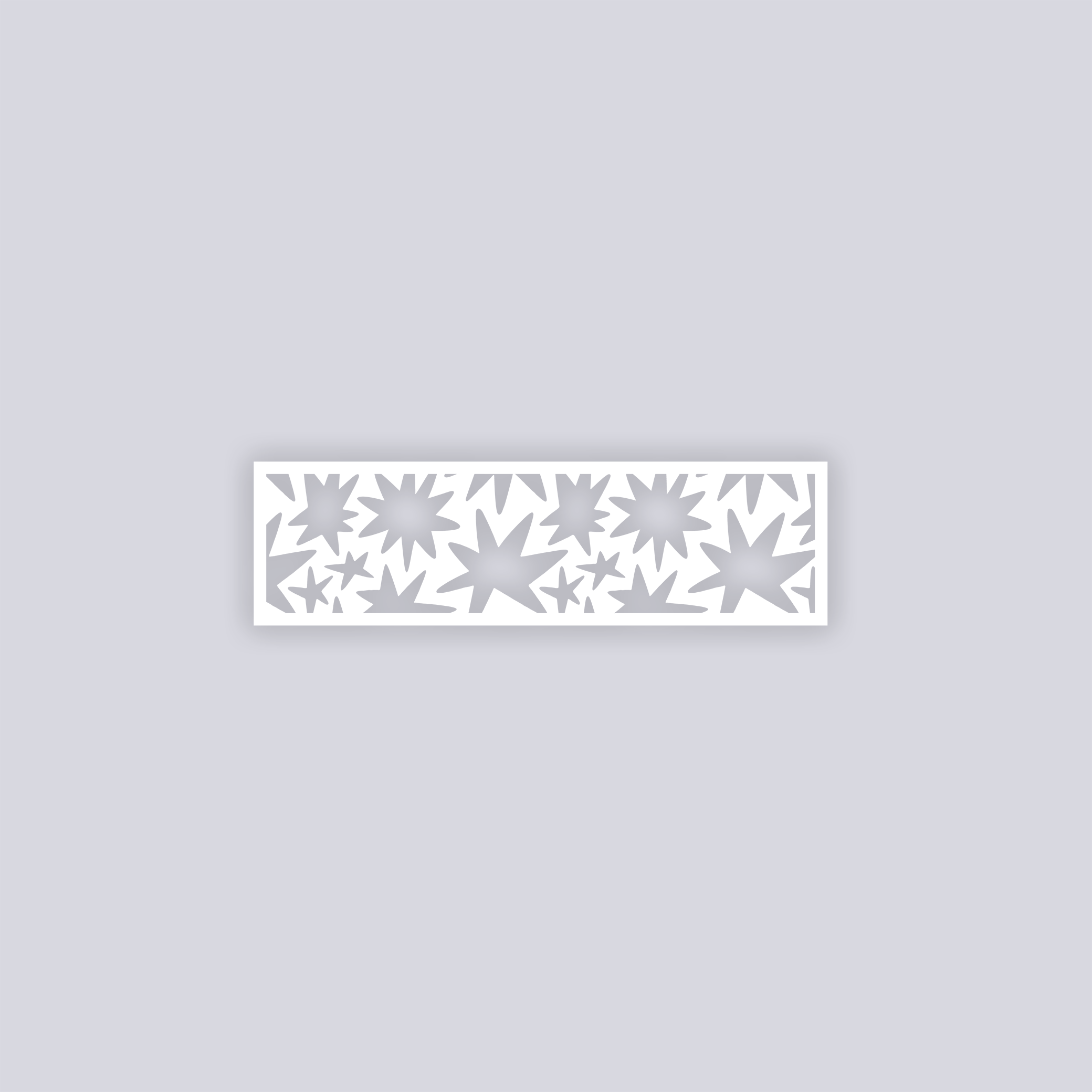 Starburst Rectangle Clay Stencil – Smashed Clay + Studios