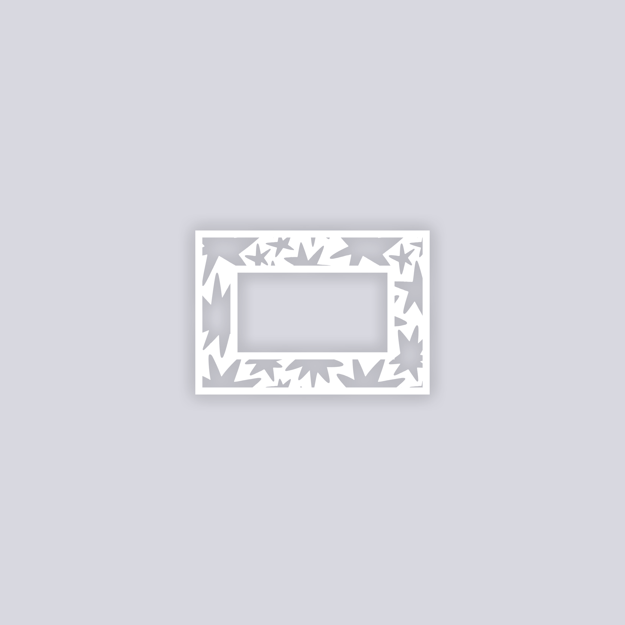 Starburst Rectangle Rim Clay Stencil – Smashed Clay + Studios