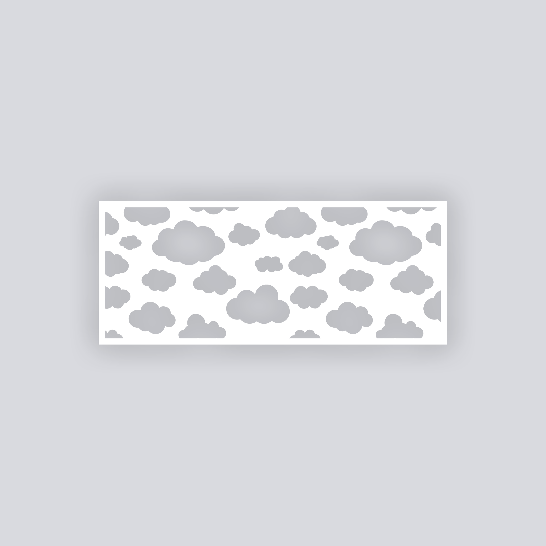 Cotton Clouds Rectangle Clay Face Stencil – Smashed Clay + Studios
