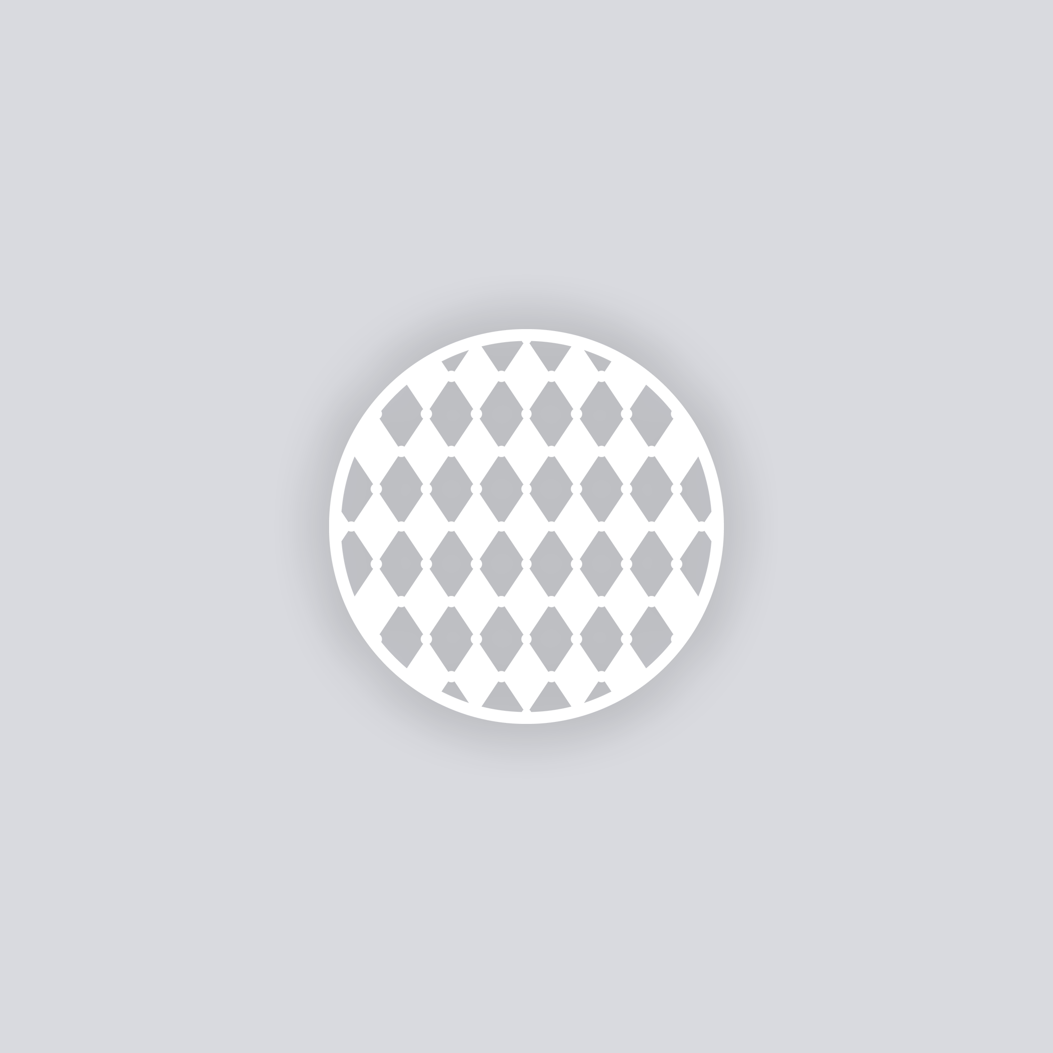 Diamond Chain Circle Clay Stencil – Smashed Clay + Studios