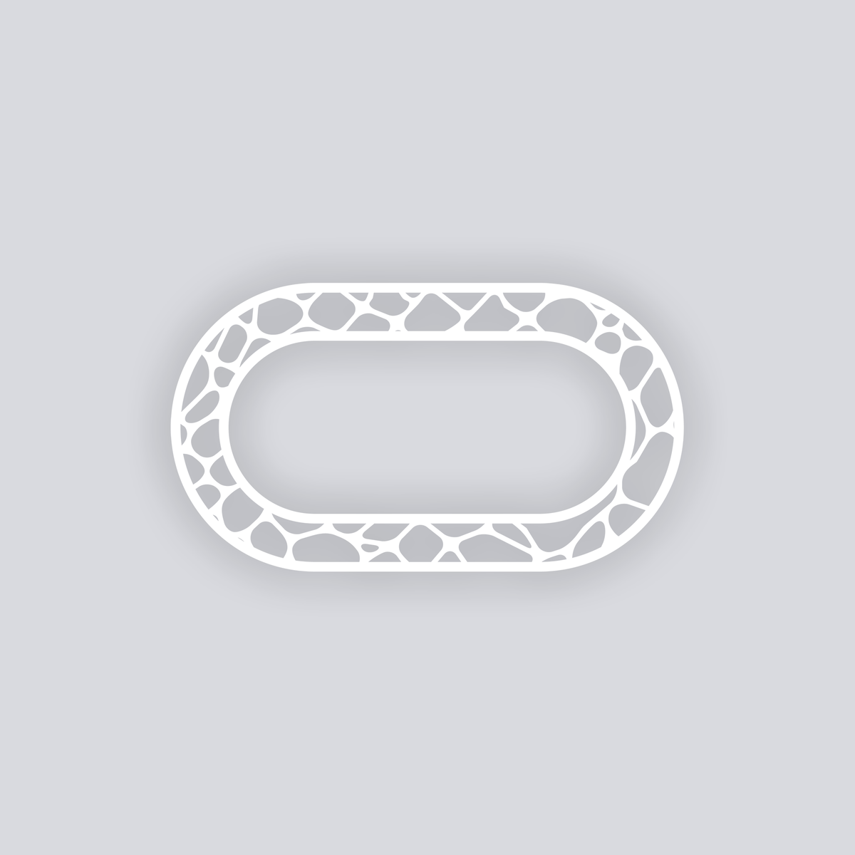 Dragon Scales Rounded Rectangle Rim Clay Stencil – Smashed Clay + Studios