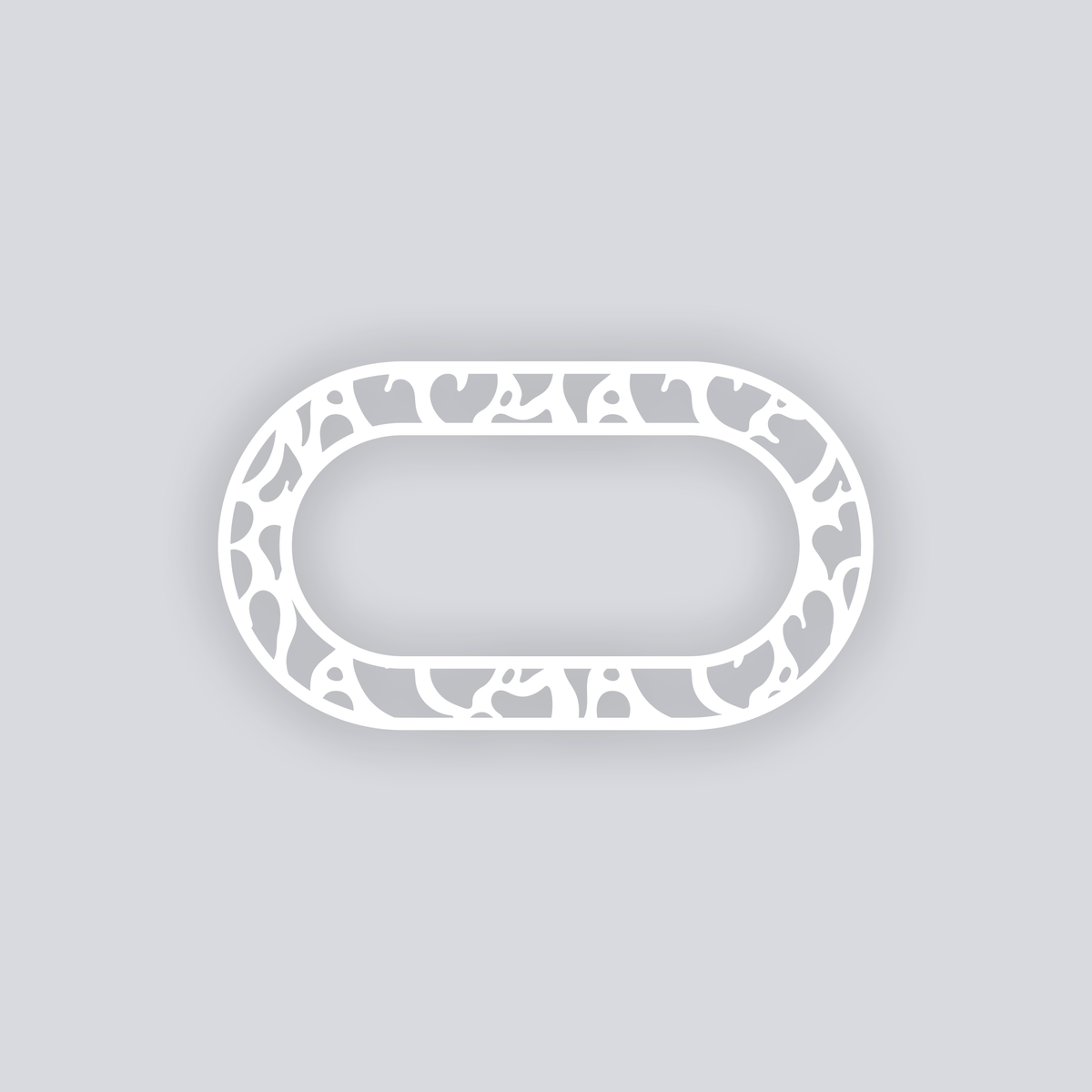 Gummy Hearts Rounded Rectangle Rim Clay Stencil – Smashed Clay + Studios