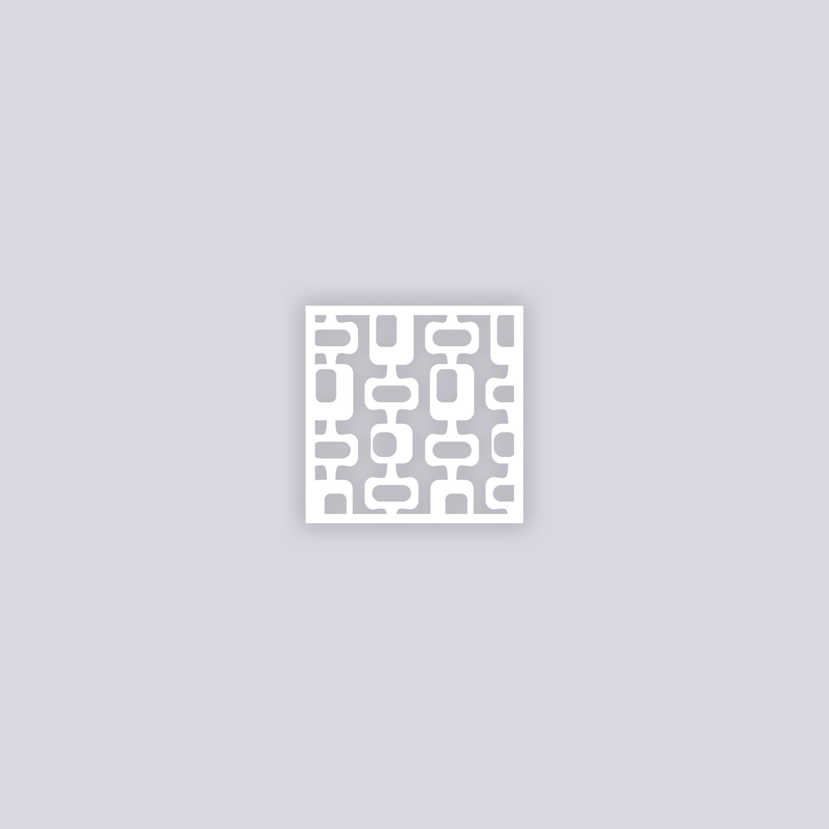 Mid Century Modern Square Clay Stencil – Smashed Clay + Studios
