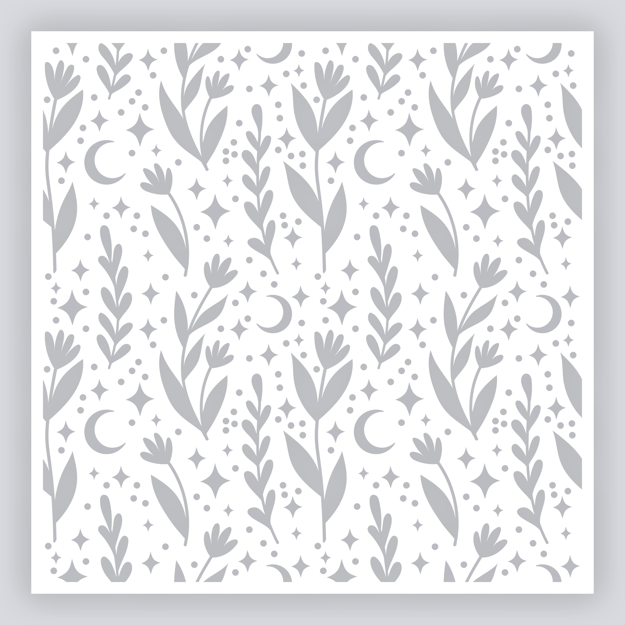 Moonlit Meadow Full Clay Stencil – Smashed Clay + Studios