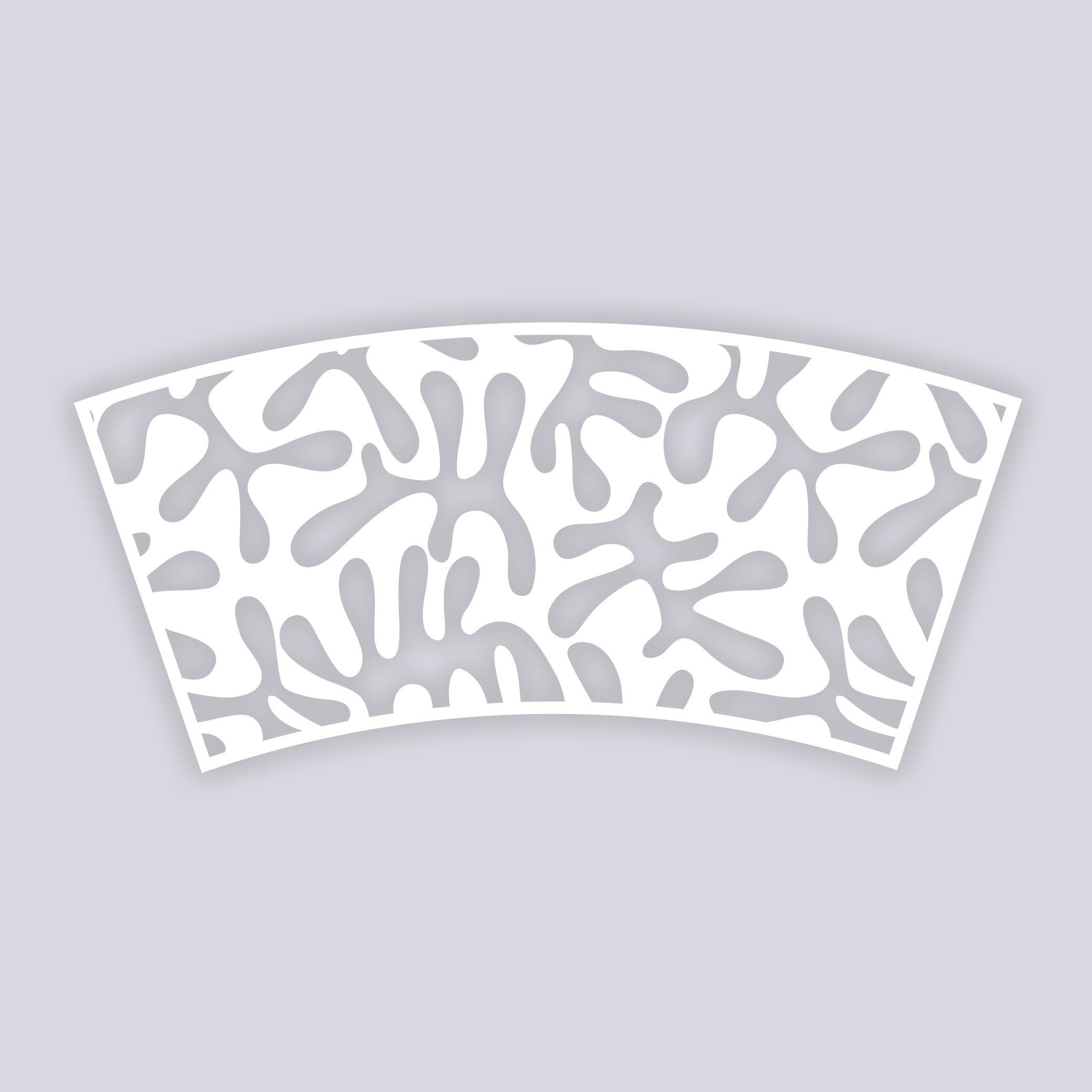 Squiggles Cups + Cones Clay Stencil – Smashed Clay + Studios