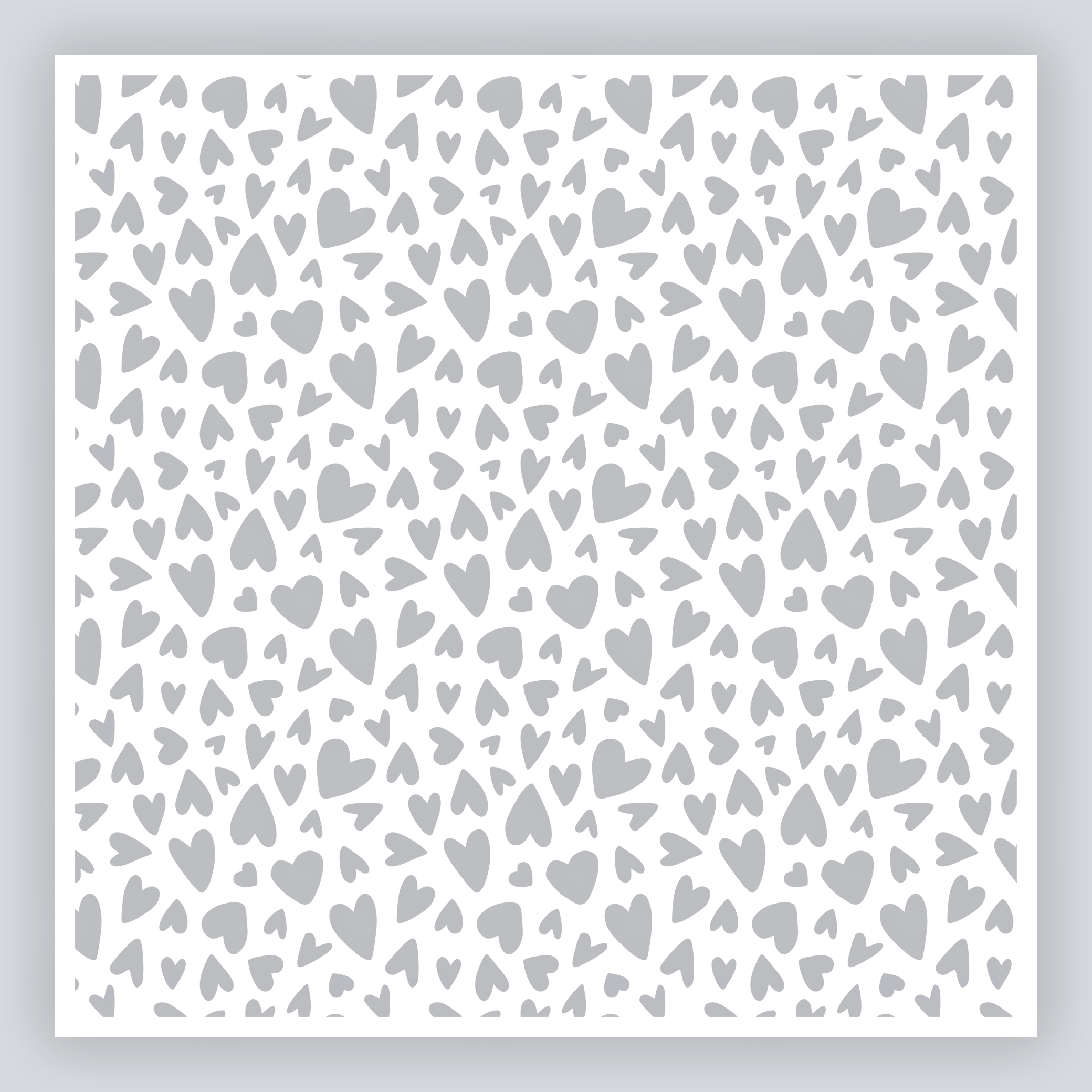 Sweetheart Scatter Full Clay Stencil – Smashed Clay + Studios