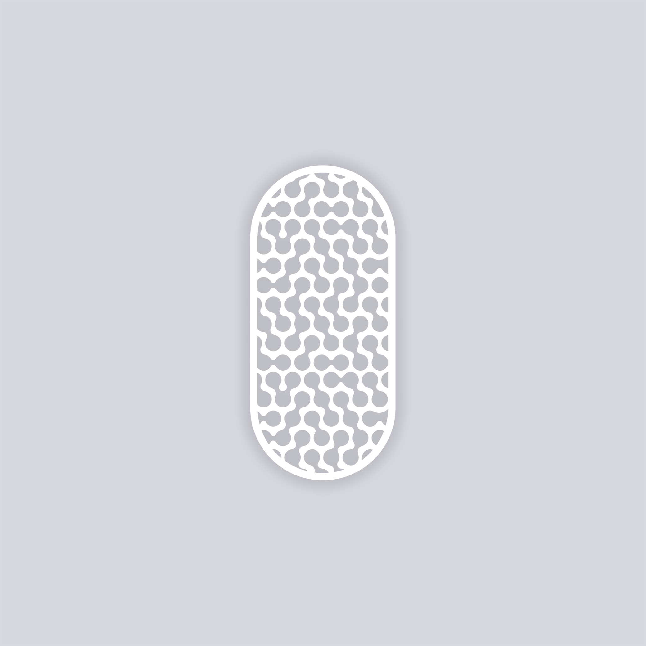Truchet Rounded Rectangle Face Clay Stencil – Smashed Clay + Studios